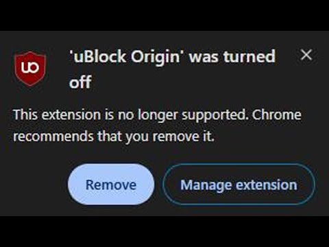 uBlock Origin is Cooked...