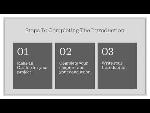 How to Write an Introduction for an Essay, Capstone Project, Research Paper