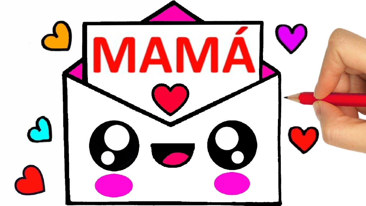Cómo HACER una TARJETA para el DIA DE LA MADRE, TARJETA PARA EL DIA DE LA MADRE DE CORAZONES