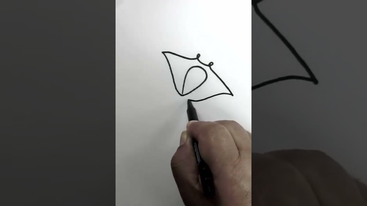 Dibujando una Mantarraya Marina