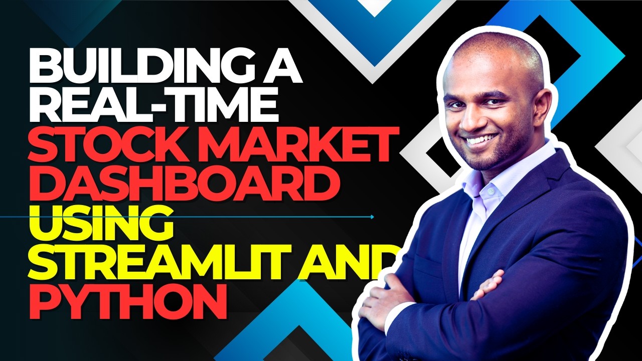 Building a Real-Time Stock Market Dashboard Using Streamlit and Python #Streamlit #Python