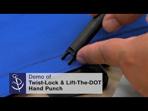 Lift-The-DOT® Cloth-to-Cloth Stud Hand Punch - Sailrite