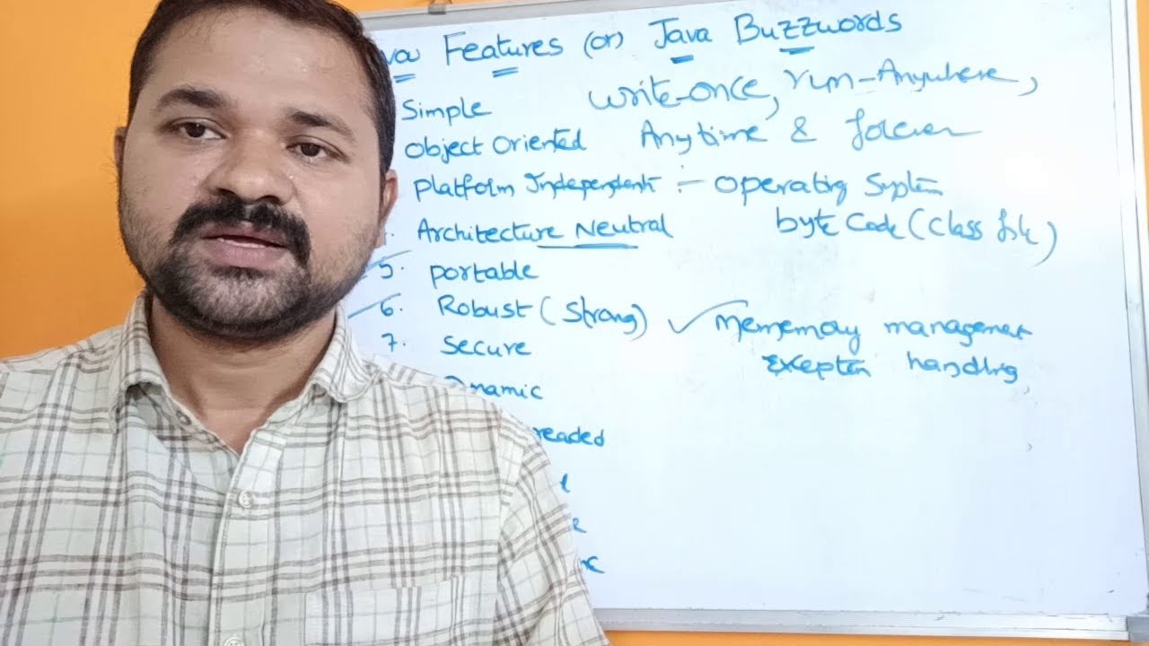 JAVA BUZZWORDS (FEATURES) - JAVA PROGRAMMING