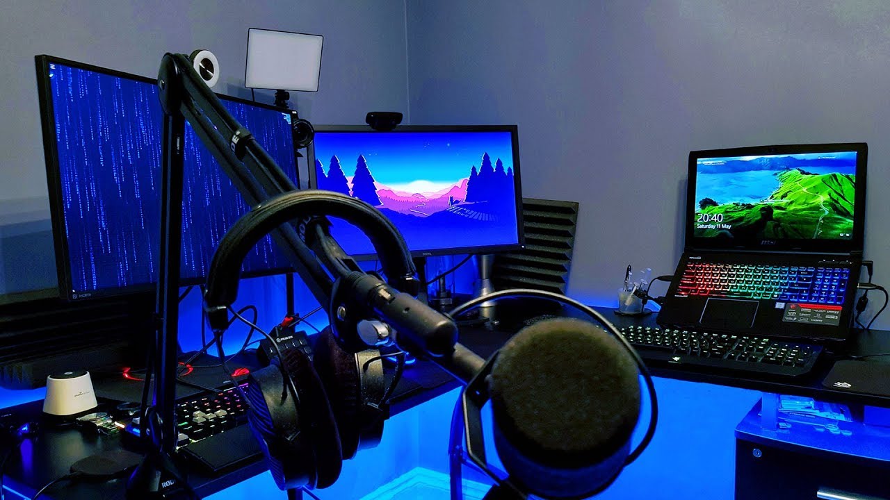 My *NEW* 2019 Gaming / YouTube Setup Tour! ($10,000+)