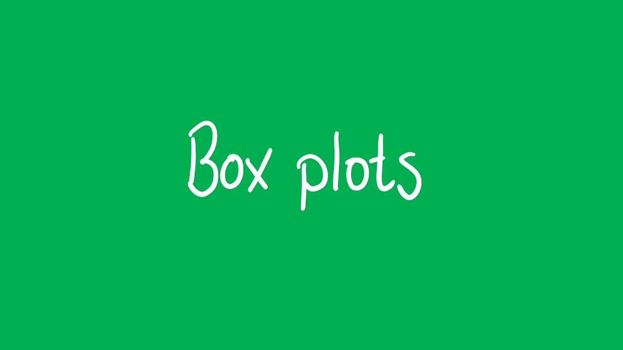 Box plots | Unit 3 and 4 VCE Further Maths