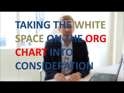 Taking the white space on the org chart into consideration