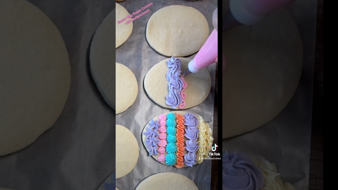 Easter Egg Sugar Cookies