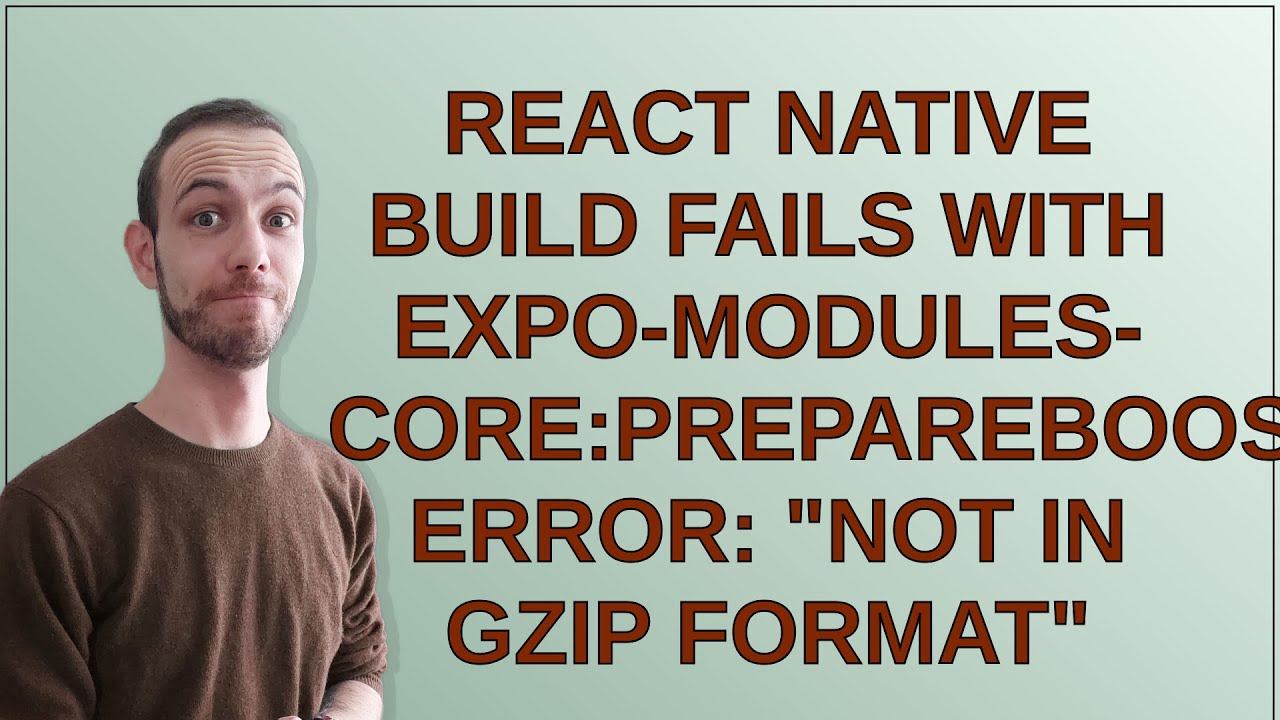 React Native Build Fails with expo-modules-core:prepareBoost Error: 