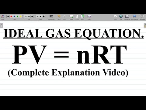 Ideal Gas Equation - Definition, Formula Derivation, Examples and Solution #excellenceacademy