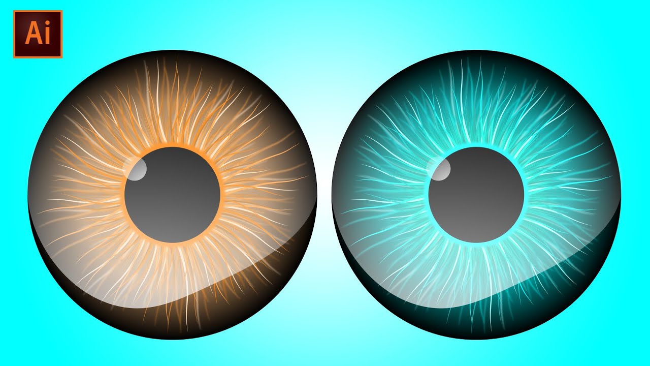 Vector Eye Tutorial Illustrator | Adobe Illustrator Tutorial 2021