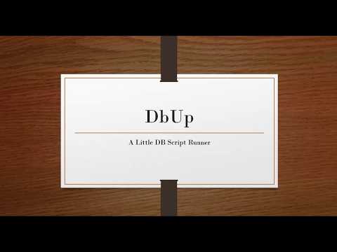 Getting started with DbUp – Step By Step – Krishnraj Rana