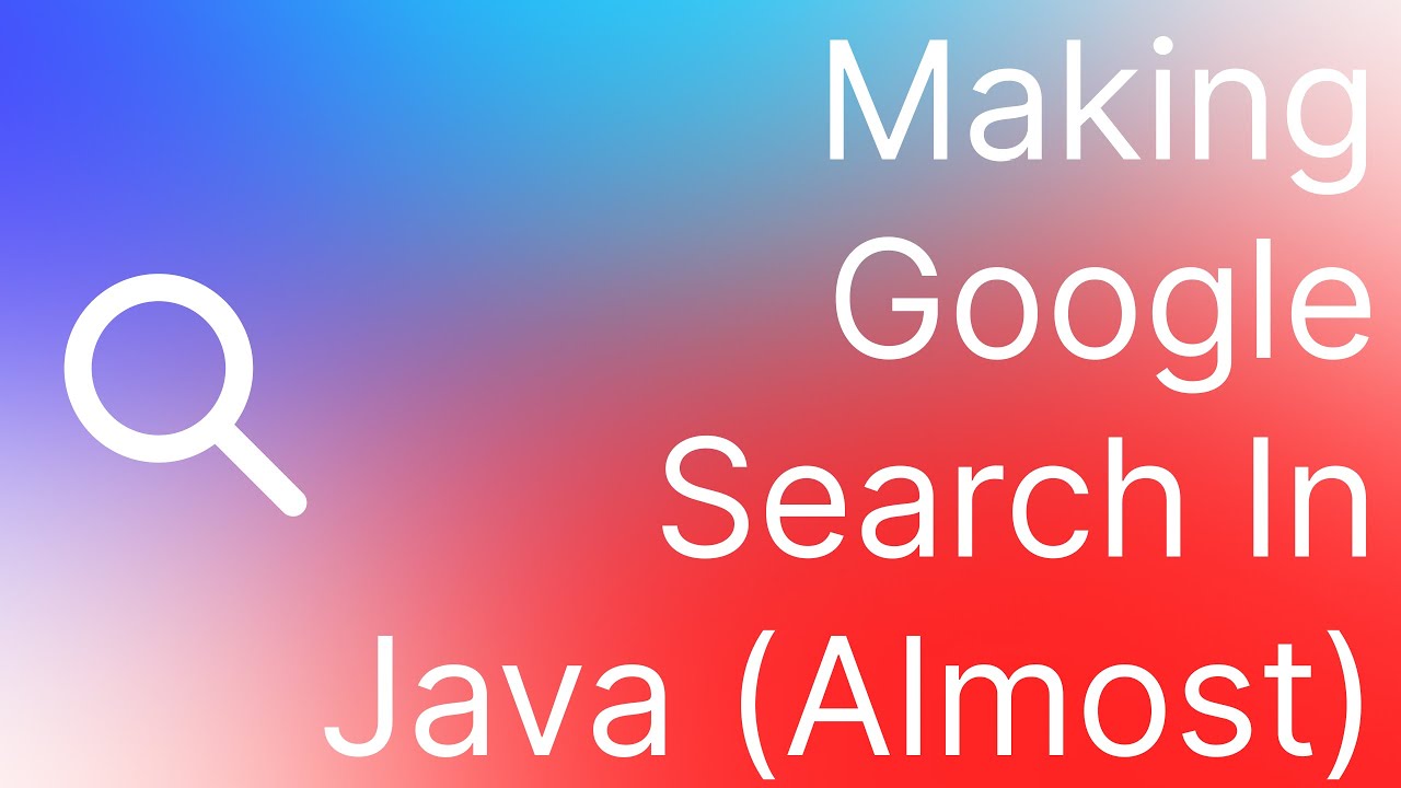 Making Google Search (Almost) In Java