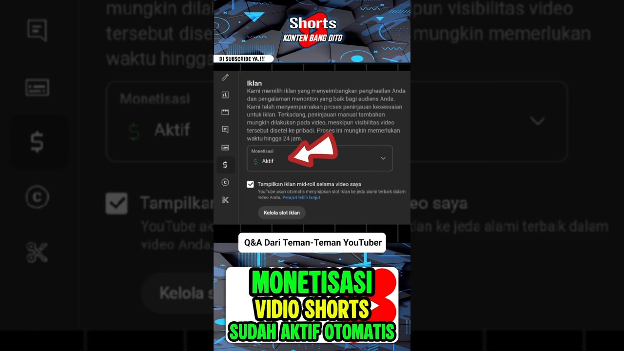 Enabling Youtube Shorts Monetization #shorts #monetization #monetizationshorts