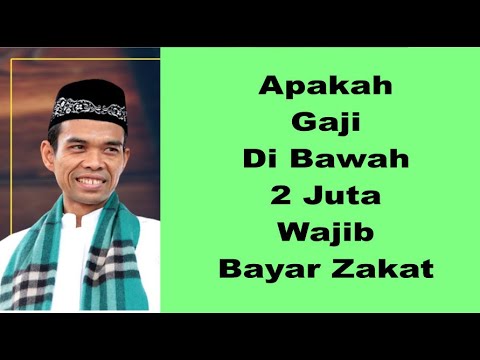 Tanya Jawab Ustadz Abdul Somad - Apakah Gaji Di Bawah 2 Juta Wajib Bayar Zakat | Dakwah Cyber