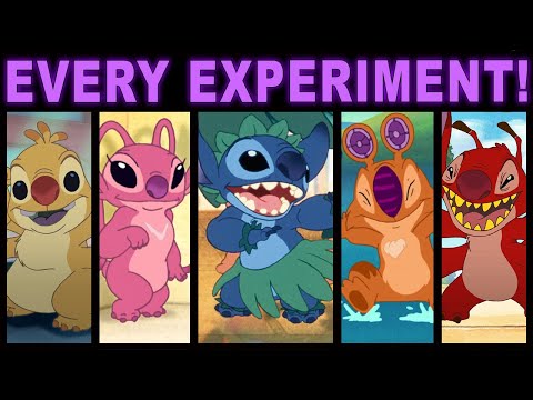 All 633 Experiments In Lilo & Stitch Explained (Leroy, Zero, Angel...)