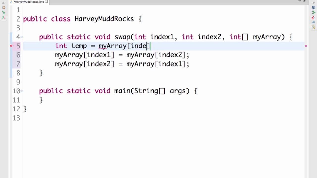 Back-pocket code: Array Access (Java)