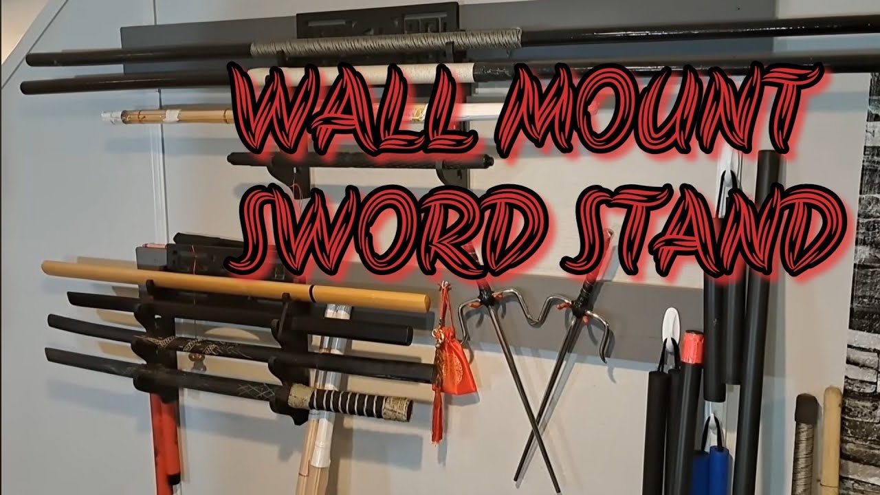 Wall mount sword stand unboxing