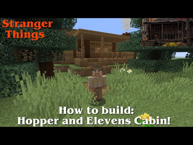 Hoppers Cabin from Stranger Things!! Minecraft Map