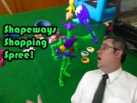 $200 at Shapeways gets a lot of cool stuff