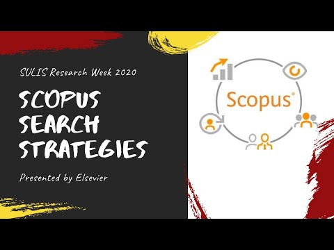 SCOPUS workshop