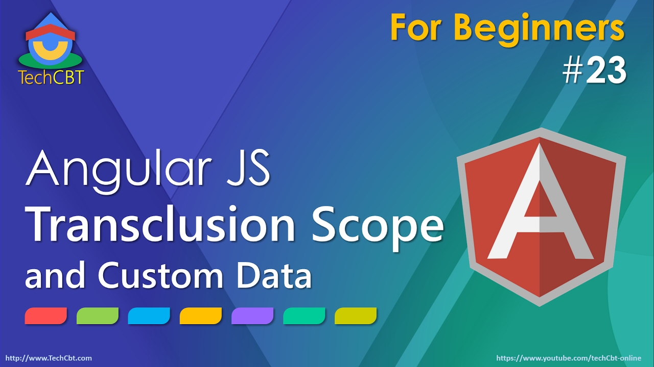 AngularJS Tutorial: Transclusion Scope and Custom data
