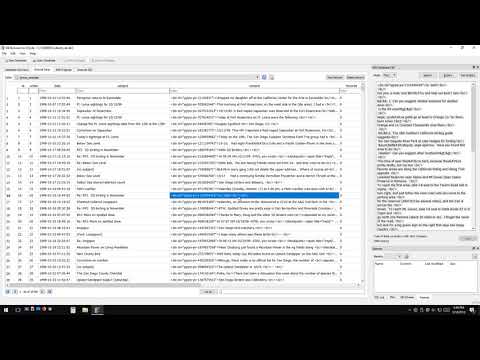 SDBIRDS SQLite DB Browser Howto Video