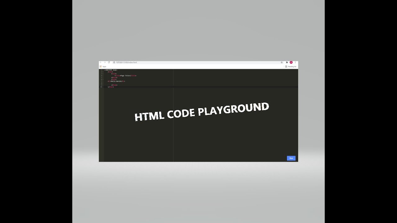 Html Code Playground | Coding Fever