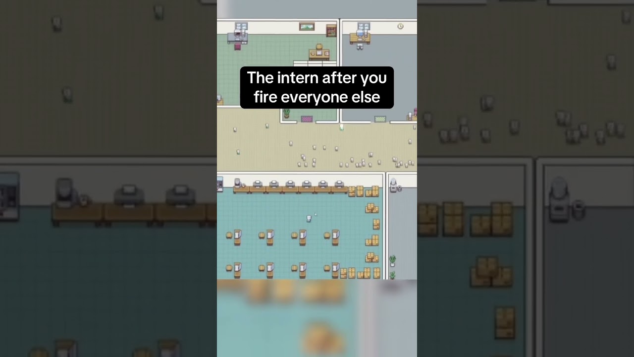 That one guy left in the office #gamedev #gamedevblog #gaming #steam #incremental #idle
