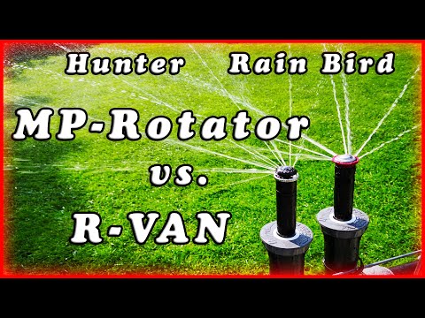 Hunter MP Rotator vs Rain Bird R-VAN: The ultimate lawn sprinkler comparison