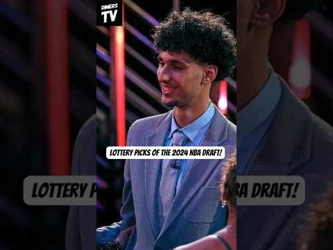 Lottery Picks of the 2024 NBA Draft!🔥 #nbadraft2024 #nba #reedsheppard #zachedey #viralshorts
