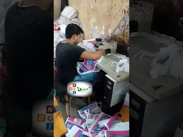 Handle Bag Making Machine - Non Woven Loop Handle Bag Making Machine ...