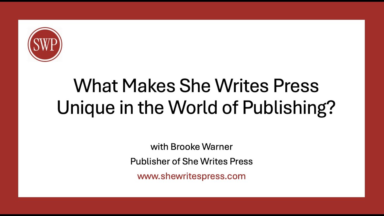What Makes She Writes Press Unique in the World of Publishing?