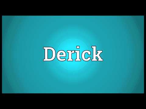Derick Meaning