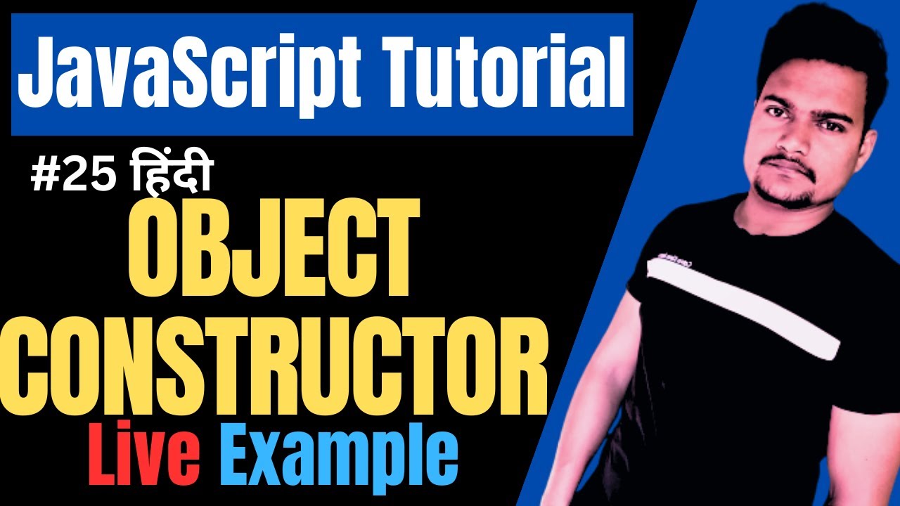 Create object using an object Constructor | Object Constructor | JavaScript Tutorial | Part - 25