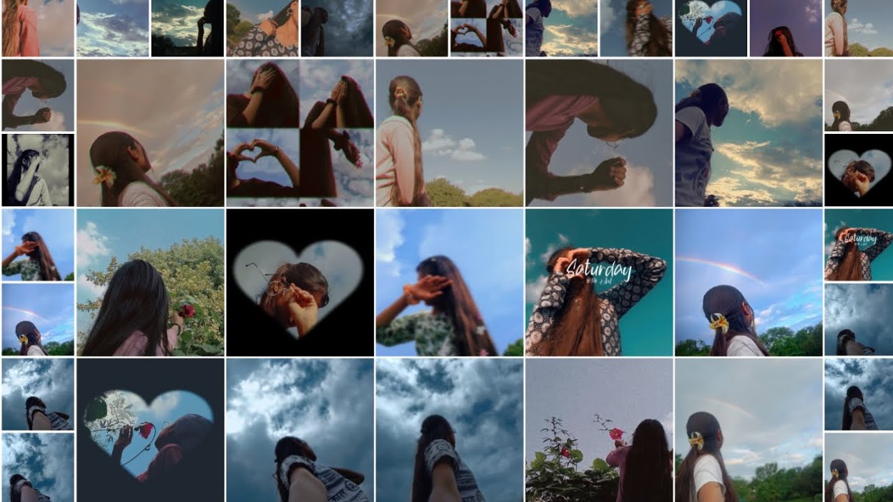 No face photo ideas with sky for girls || instgram pose idea + inspo || how to pose with sky Ideas