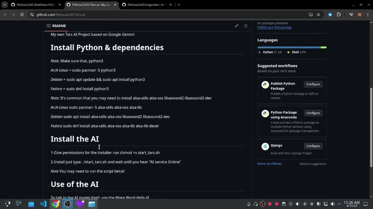 How to install Tars AI on your computer