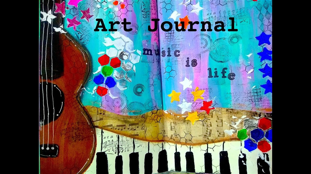 Art Journal : Music || Mixed Media Art Journal