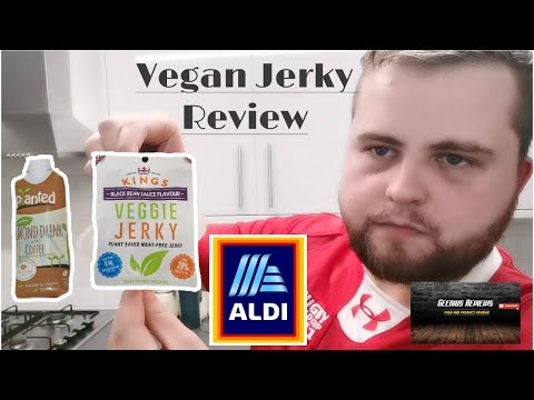 VEGAN JERKY Review, Veggie jerky|Vveganuary series Ep #4 | Geenius Reviews