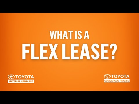 Flex Lease through Toyota Industries Commercial Finance