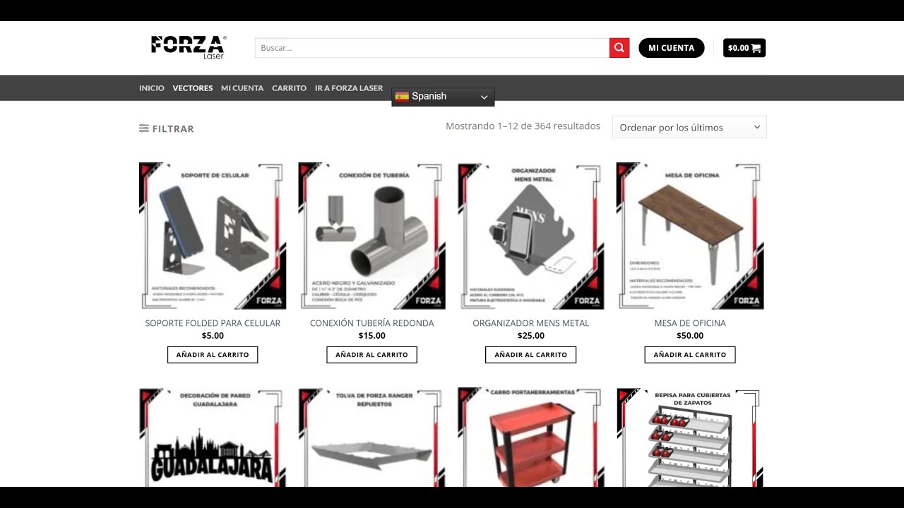 Video Tutorial - Acceso y descarga en FORZA Vectors
