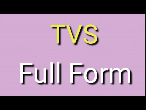 Full form of TVS