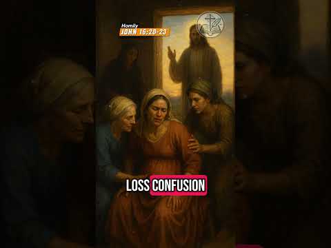 In Christ, sorrow gives birth to everlasting joy.