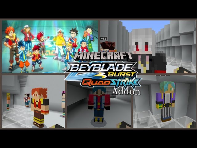 Beyblade Burst QuadStrike Addon Minecraft Mod