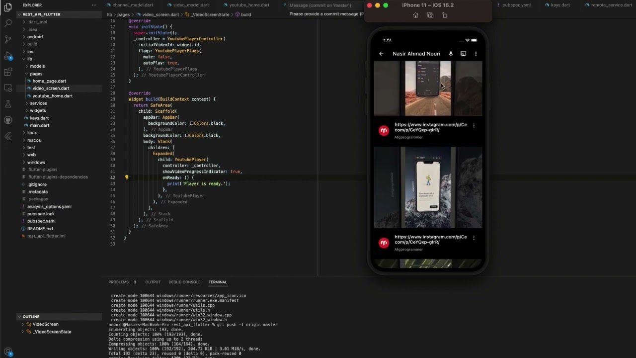 Youtube api using http request