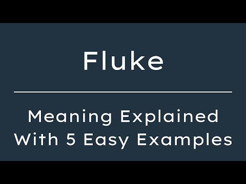 Simple Meaning of Fluke, Fluke Meaning For Kids, Fluke Explained Easily