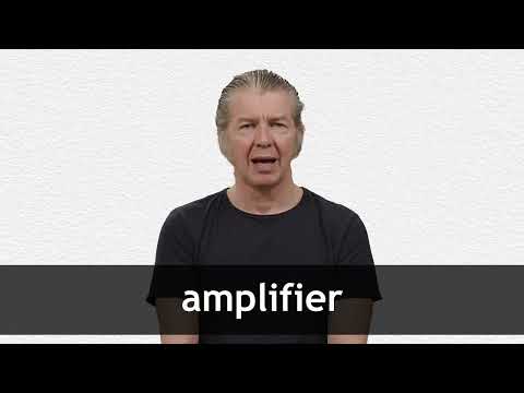 AMPLIFIER definition and meaning | Collins English Dictionary