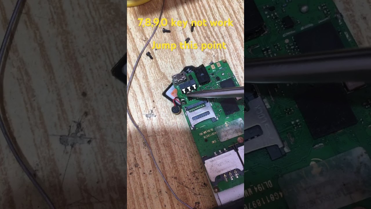 Itel mobile keypad problem/7890  key not working #itelphone #keypad