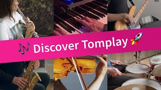 Tomplay Interactive Sheet Music with Backing Tracks | Tomplay