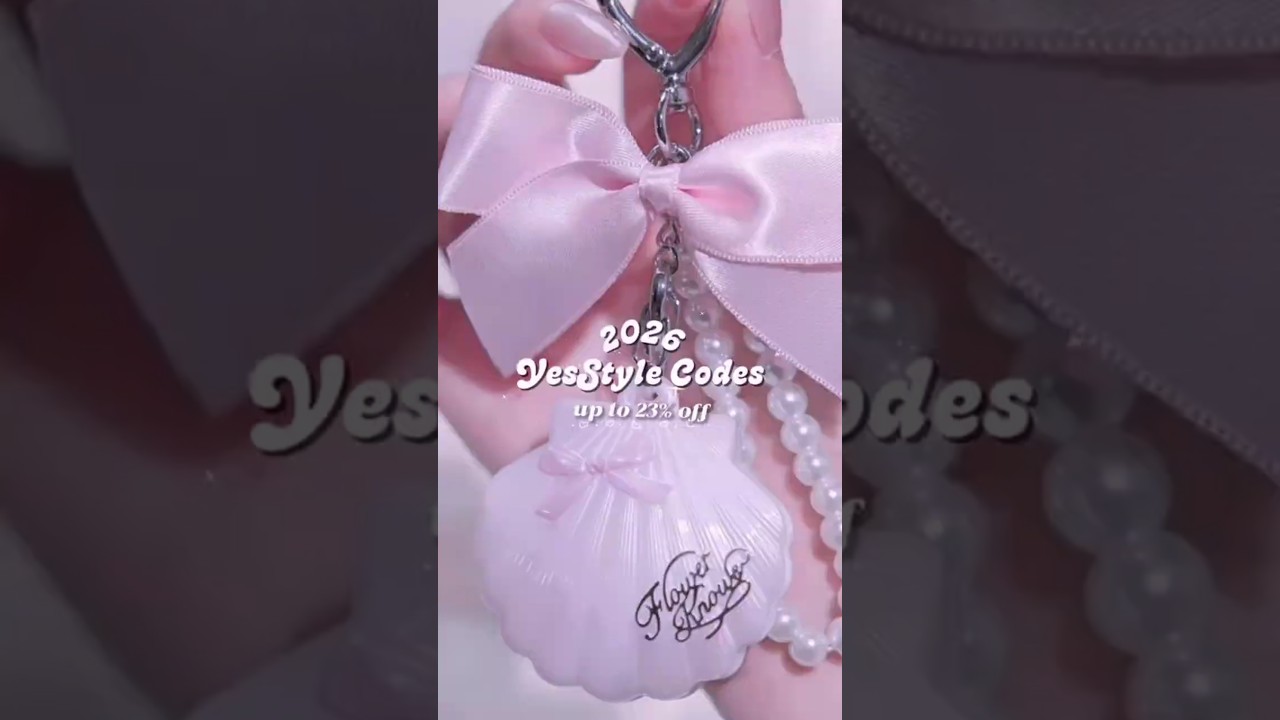 new yesstyle codes 💖 #pink #coquette #yesstyle #yesstylecode #flowerknows #aesthetic #makeup #coupon