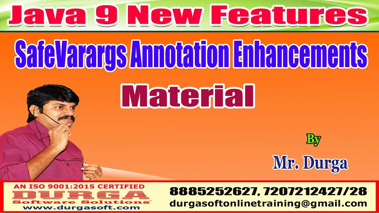 Download Java 9 New Features: SafeVarargs Annotation Enhancements Material